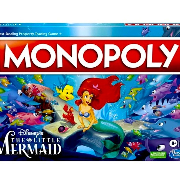 Hasbro | Games | New Monopoly Disneys The Little Mermaid Themed Board ...
